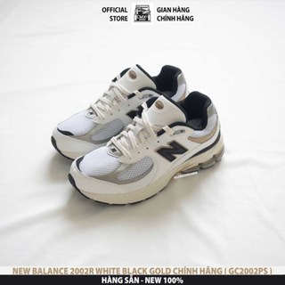 [ HÀNG CHÍNH HÃNG SẴN SHOP ] Giày New Balance 2002R WHITE BLACK GOLD ...