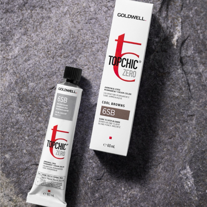 Màu nhuộm phủ bạc thiên nhiên thuần chay Goldwell Topchic No Zero ...