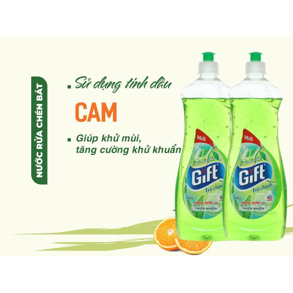 Nước Rửa Chén Trà Chanh Gift 400g và 800g | Shopee Việt Nam