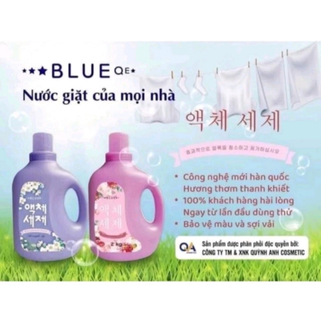[Thùng 4 Can ] Nước Giặt Blue Công Nghệ Hàn Quốc- Can 2L- Đặc Sánh ...