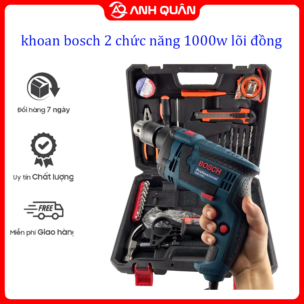 Máy Khoan | Máy Khoan Điện BOSH | Bộ Vali Đủ Đồ Nghề Chuyên Dùng Cam ...
