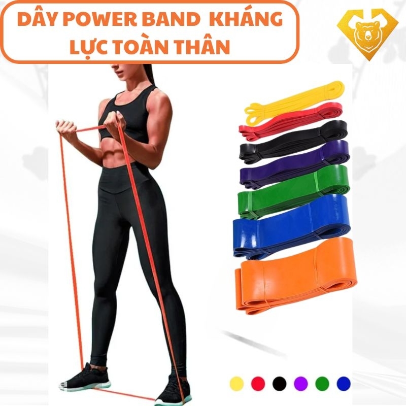 Dây Kháng Lực PowerBand SKDK 306 | Dây Kháng Lực Tập Toàn Thân | Shopee ...