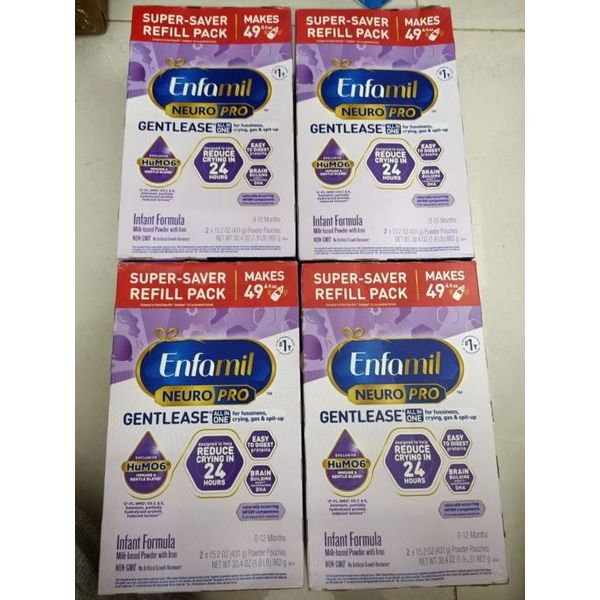 Sữa bột Enfamil Neuro Pro Gentlease dành cho bé bị nôn trớ, khóc đêm ...