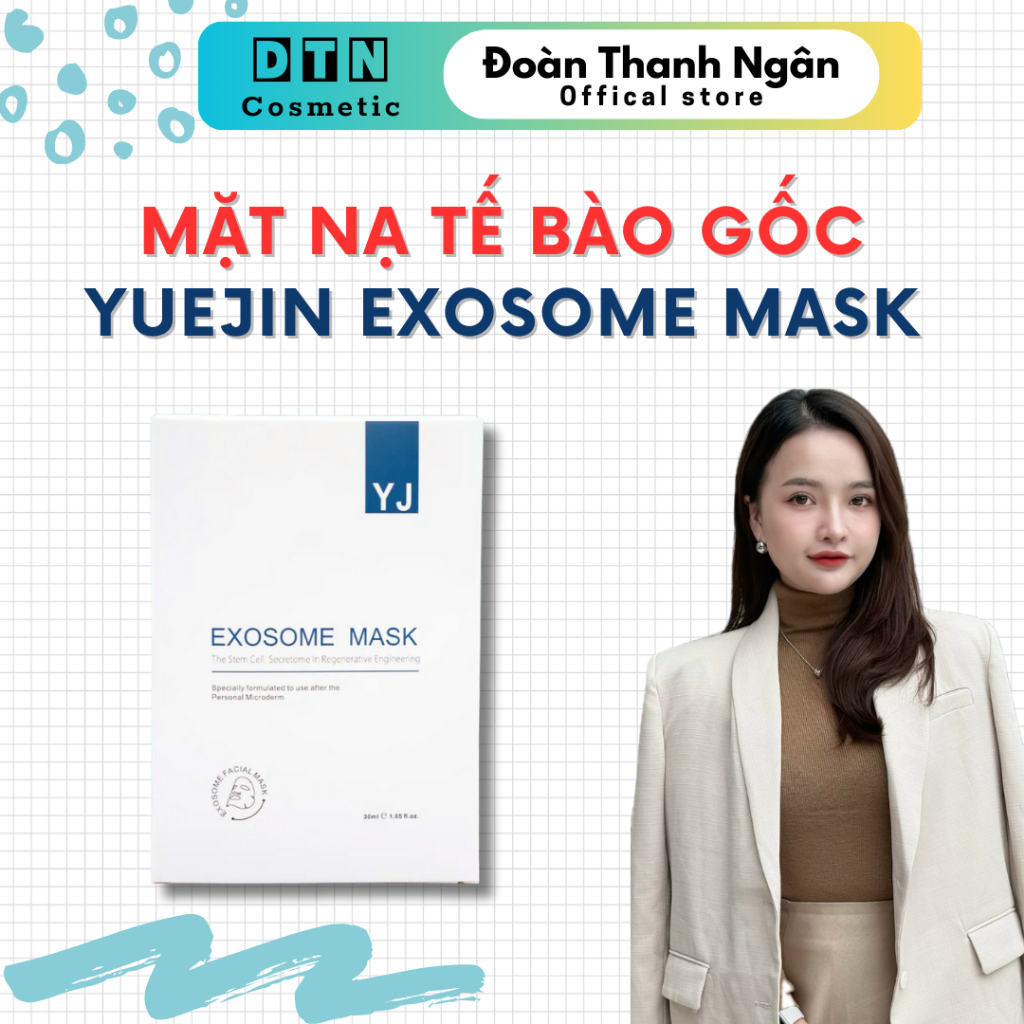 [ CHÍNH HÃNG ] Mặt nạ tế bào gốc Exosome Mask YUEJIN 30ml (Hộp 10 miếng ...