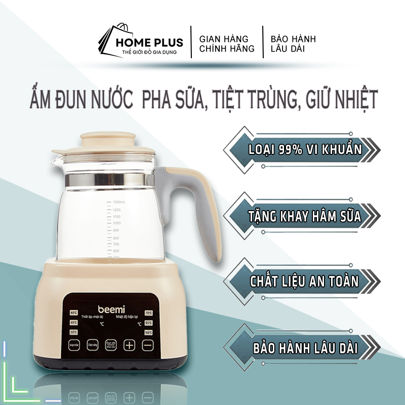 Ấm Siêu Tốc Đun Nước Beemi - Hâm Sữa Pha Sữa Tiệt Trùng Bình Sữa - Tự ...