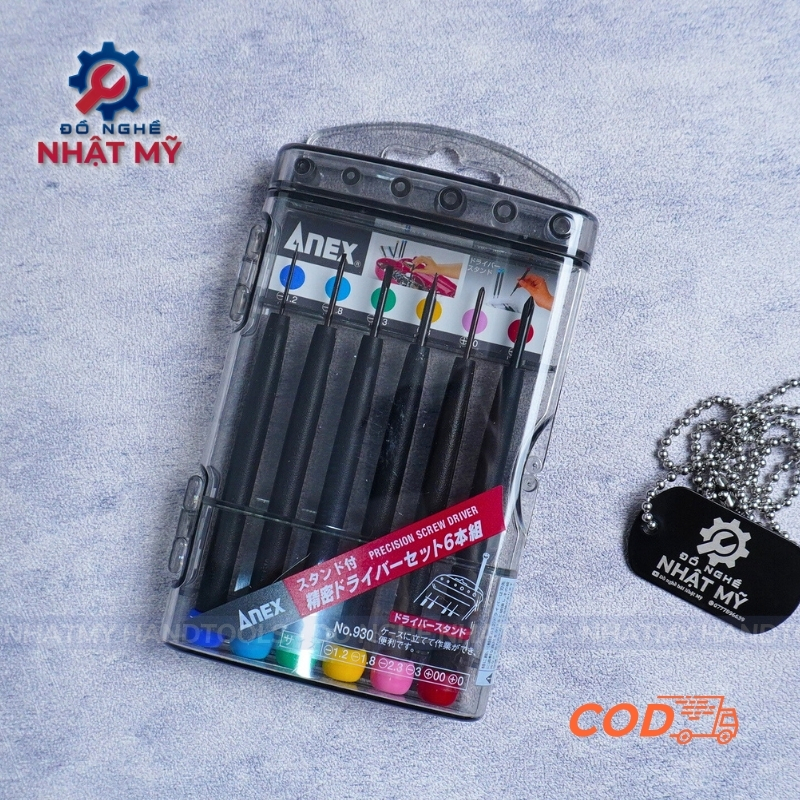 [Made in Japan🇯🇵 ] Bộ tô vít mini chính xác Anex No.930 | Shopee Việt Nam