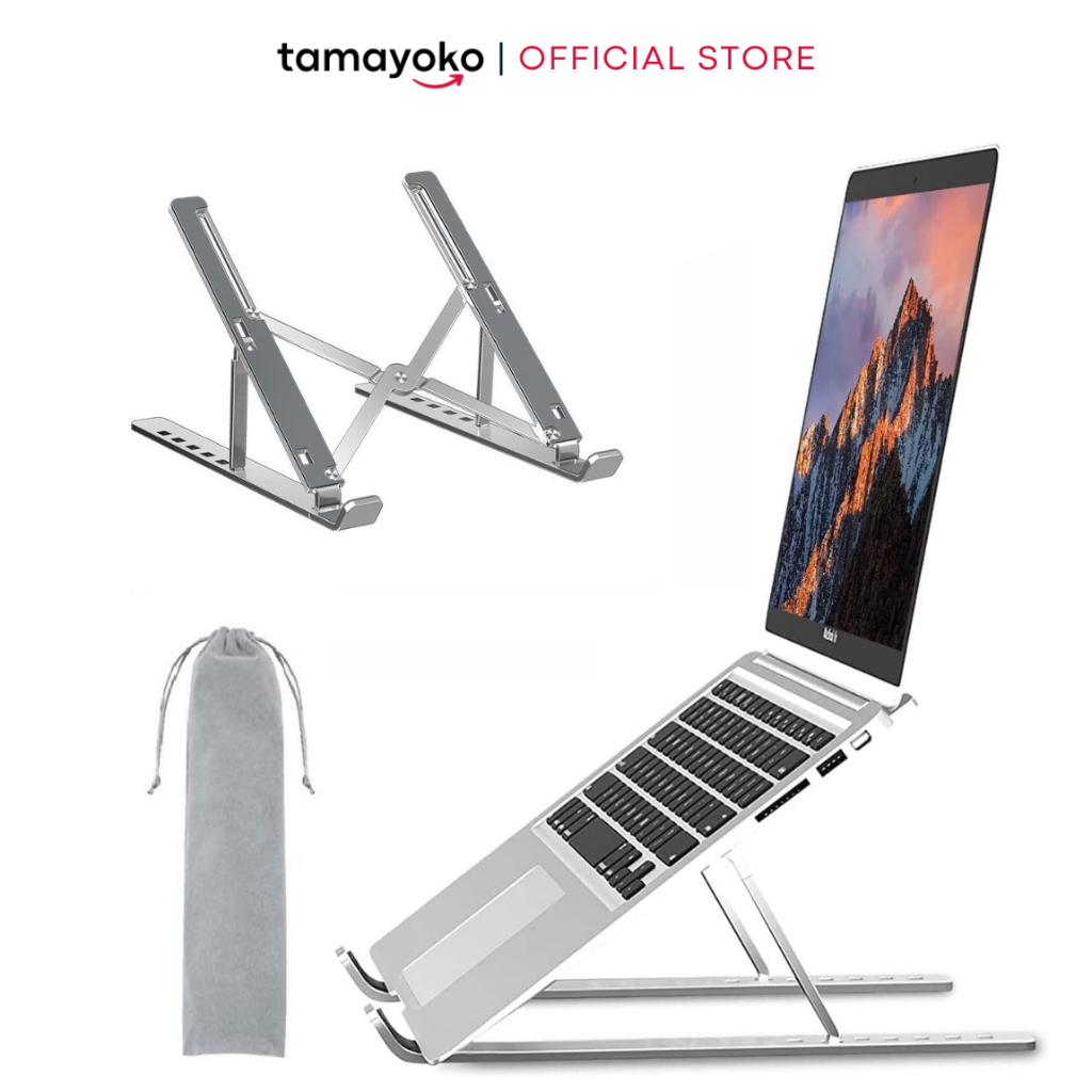 Giá Đỡ Laptop Tamayoko Hợp Kim Nhôm Cao Cấp, Dễ Dàng Gấp Gọn, Hỗ Trợ ...