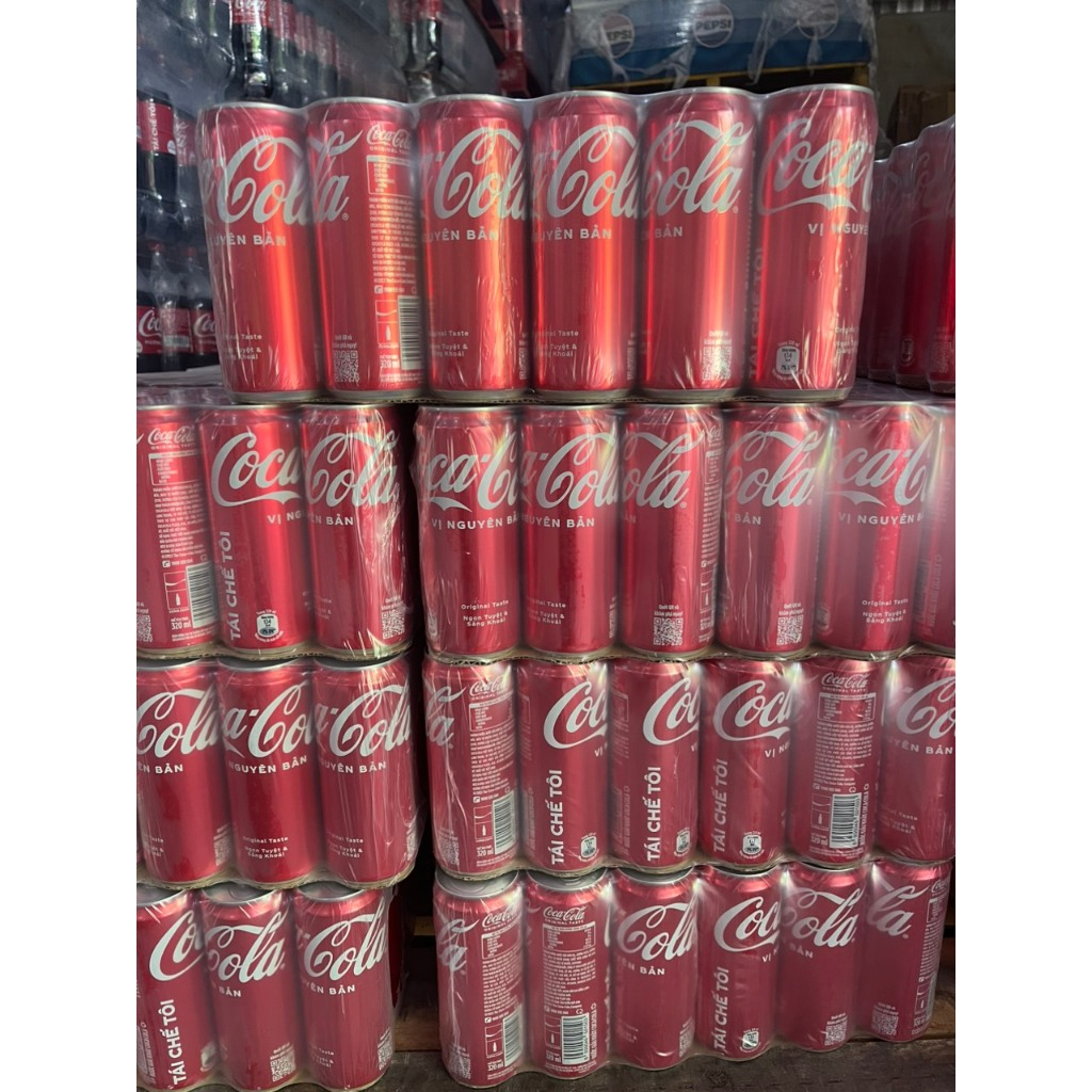 Lốc 6 lon Coca cola vị nguyên bản 320ml /235 ml | Shopee Việt Nam