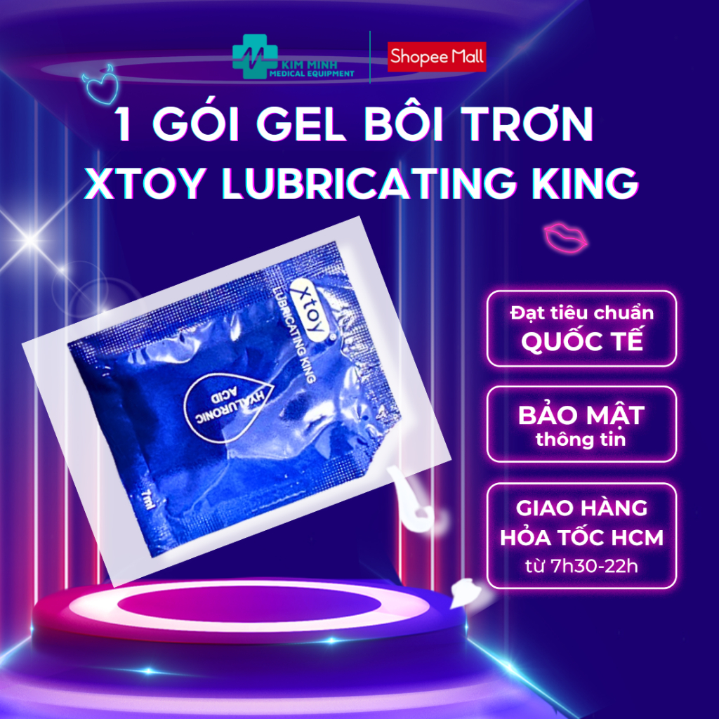 Gel bôi trơn gốc nước Xtoy Lubricatinng King gói 7ml | Shopee Việt Nam