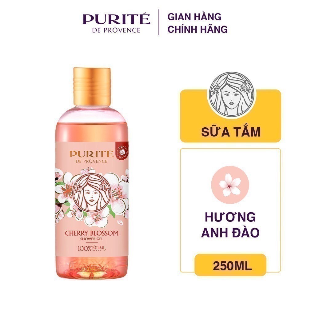 Sữa tắm Purite Hoa Anh Đào 250ml Dưỡng da | Shopee Việt Nam