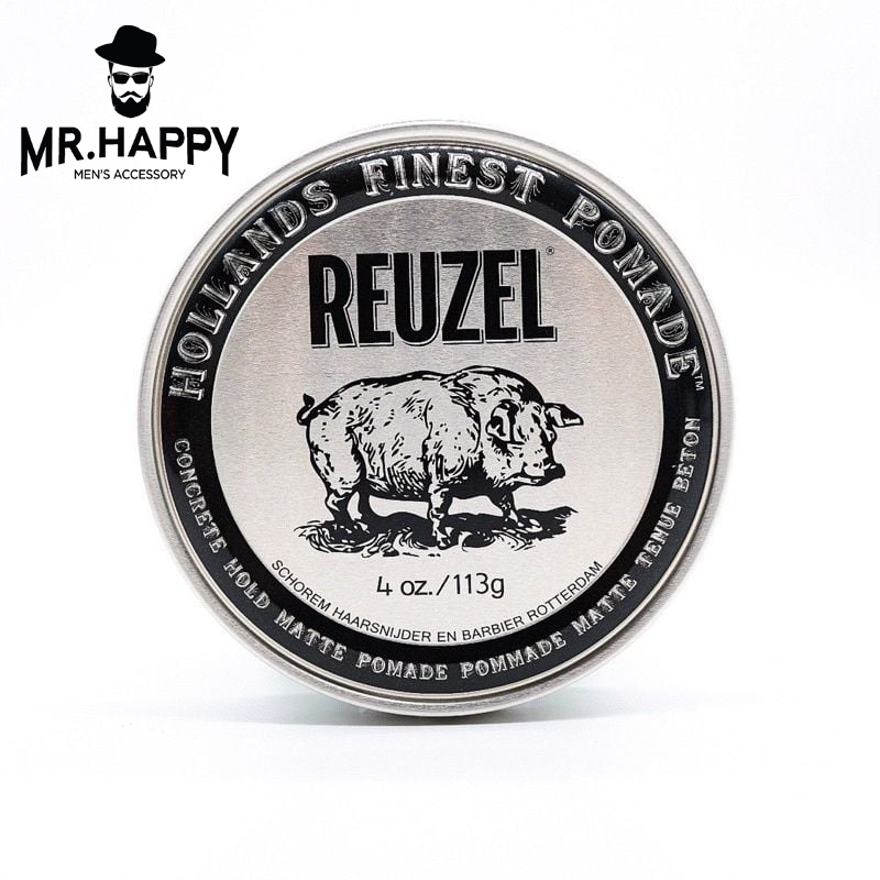 Sáp Vuốt Tóc Reuzel Concrete Hold Matte Pomade 113g (Heo Bạc 2022 ...