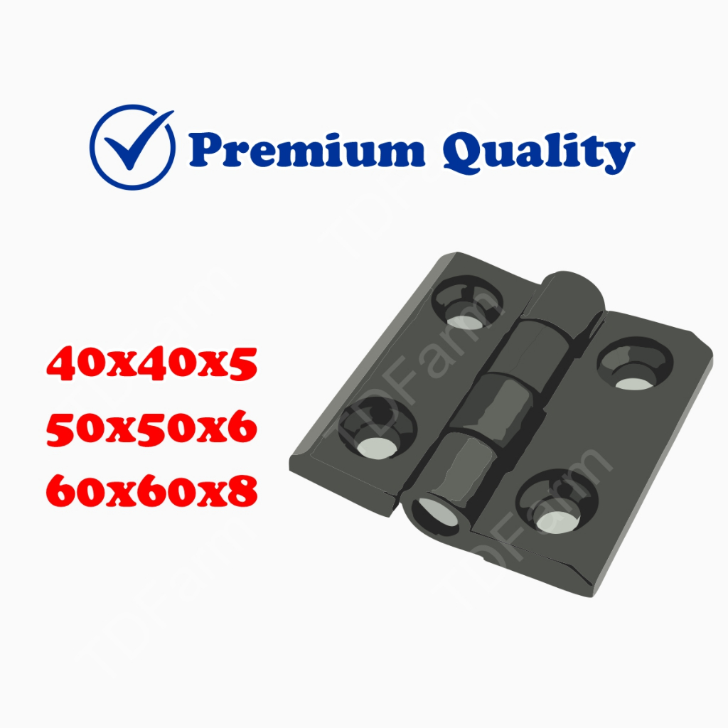 Bản lề tủ điện HL050 kích thước 40x40mm màu đen | Shopee Việt Nam