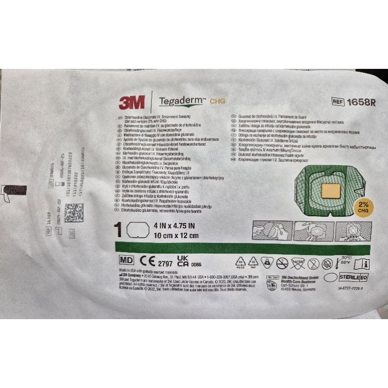 3M TEGADERM 1658R - Băng dán tích hợp Chlohexidine | Shopee Việt Nam