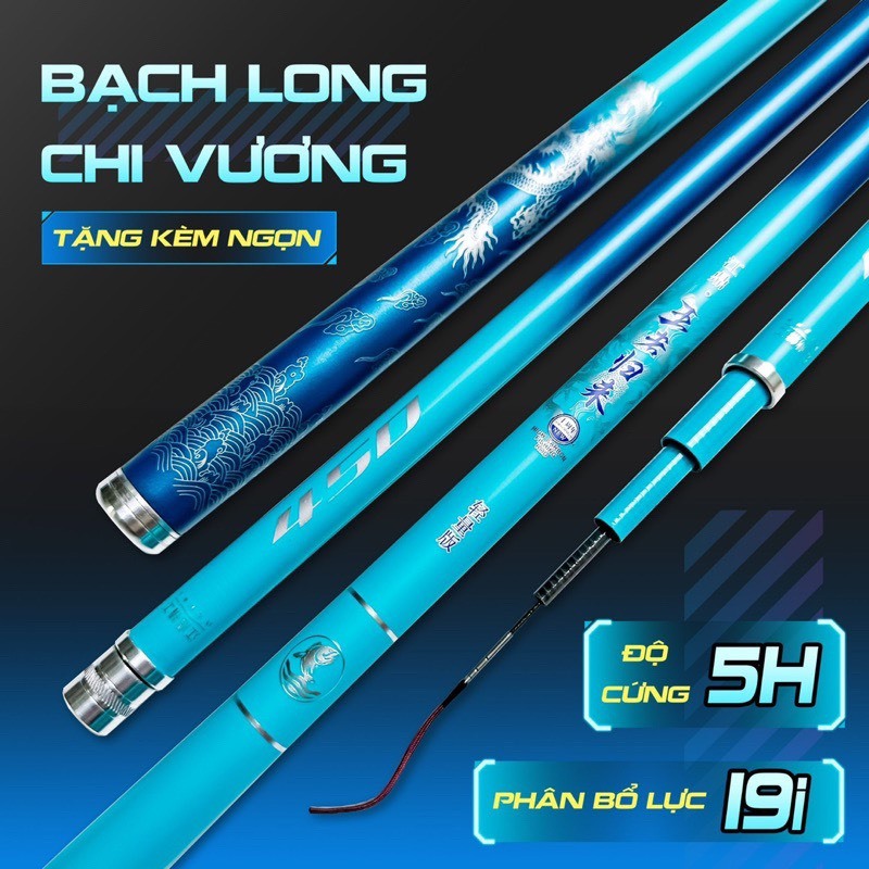 Cần câu cá - câu đơn câu đài nội địa trung Bạch Long Chi Vương 5H đủ ...