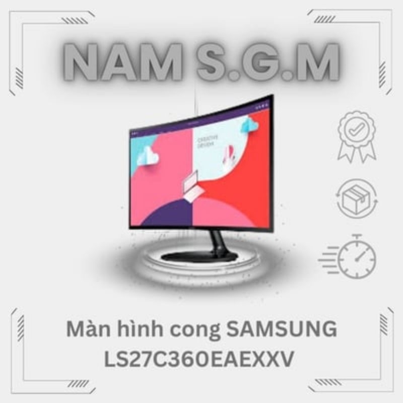 Màn hình cong SAMSUNG LS27C360EAEXXV (27 inch/FHD/VA/75Hz/4Ms) - Hàng ...