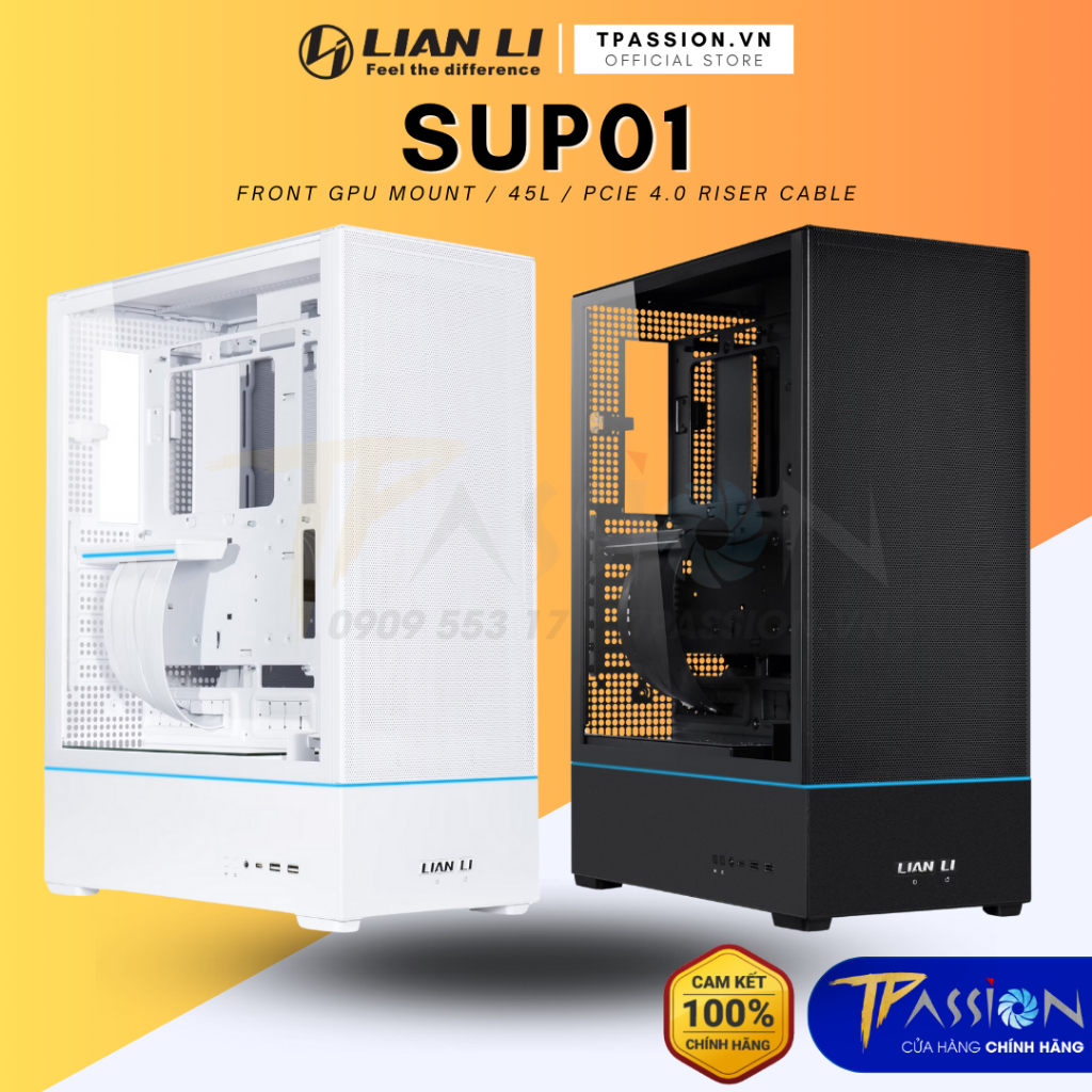 Vỏ case máy tính Lian Li SUP01 Black / White - Chính hãng, SUP 01, ATX ...