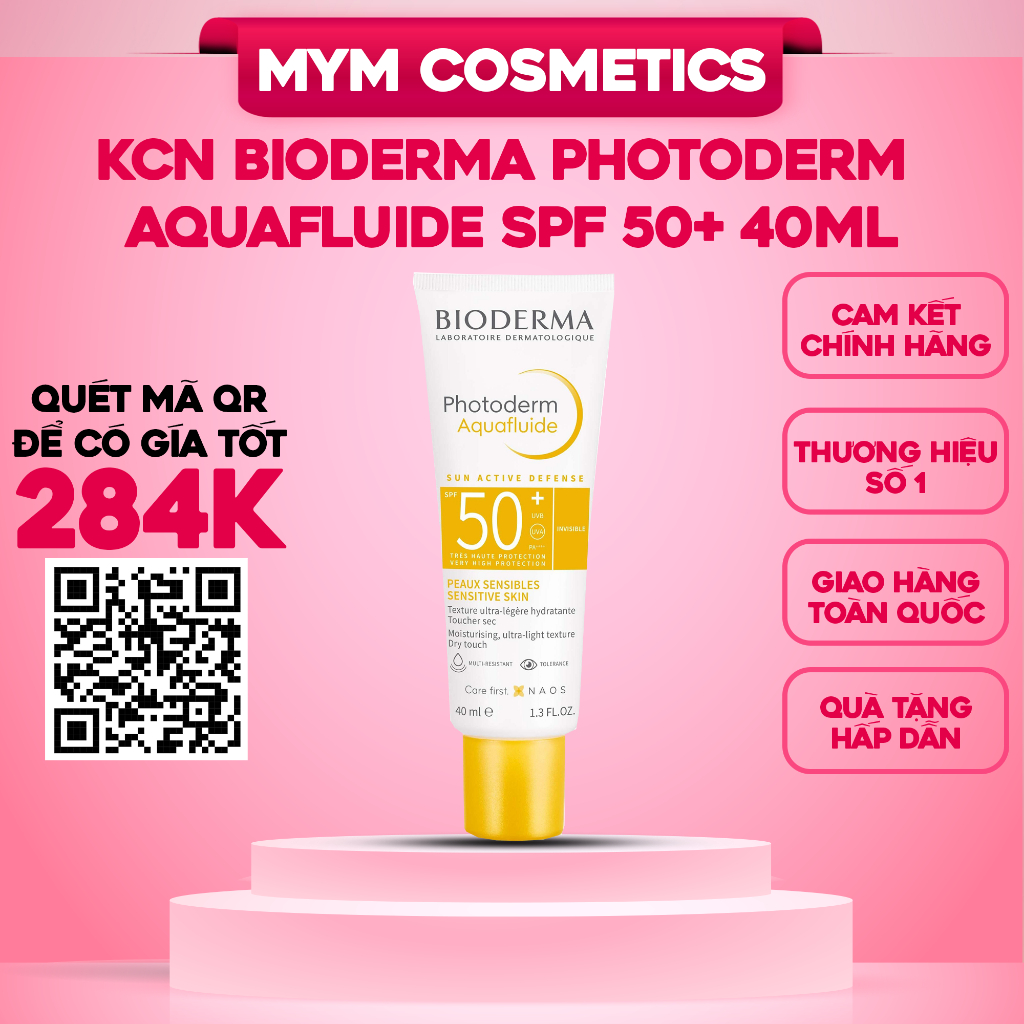 KCN Bioderma Photoderm Aquafluide SPF 50+ 40ml | Shopee Việt Nam