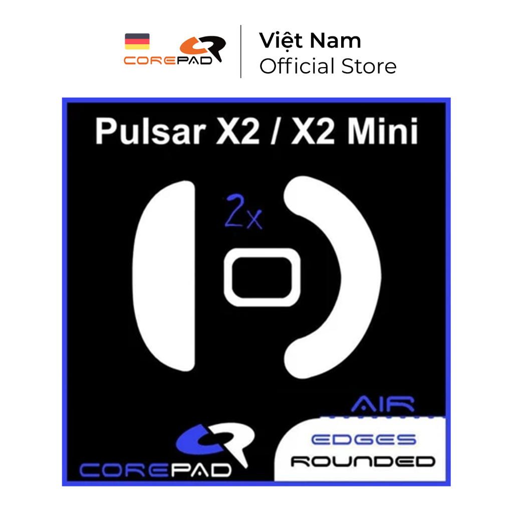 2 Bộ Feet chuột thay thế PTFE Corepad Skatez AIR Pulsar X2 / X2 Mini ...