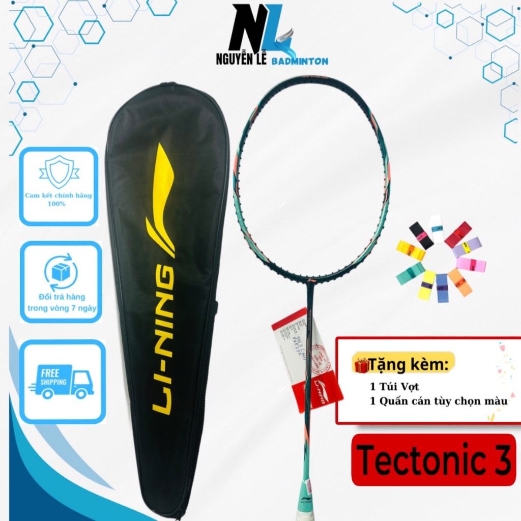 Vợt cầu lông Li-Ning TECTONIC 3 chính hãng Bảo Hành 2 tháng | Shopee ...