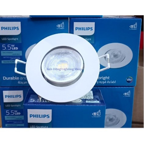 Đèn LED chiếu điểm Philips SL190 5.5W lỗ cắt D70 ánh sáng 4000K/2700K | Shopee Việt Nam