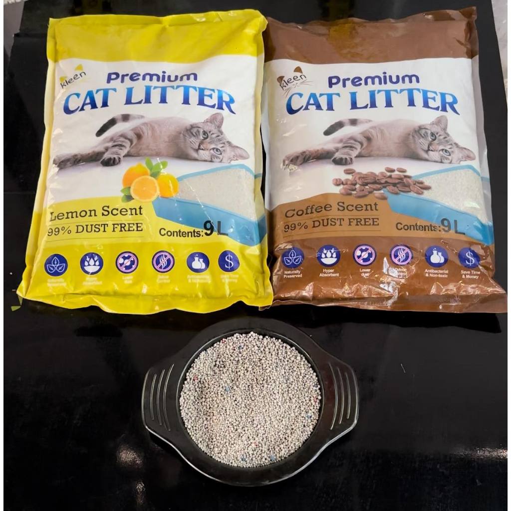 Cát Vệ Sinh Cho Mèo Kleen Cat 4kg - 9l, Cát Mèo Vệ Sinh Vón Cục Tốt túi ...