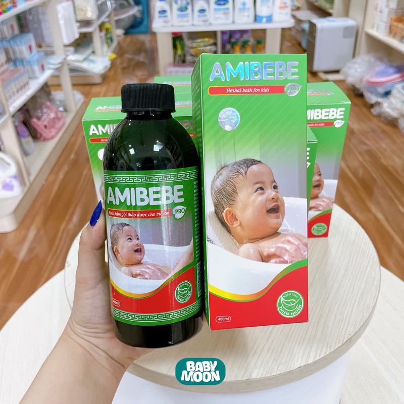 Amibebe 400ml Nước tắm thảo dược cho bé và Tabame 400ml | Shopee Việt Nam