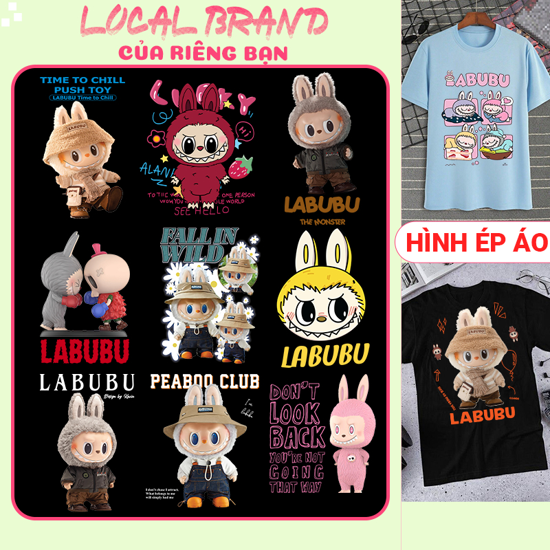 [Hình ủi, ép nhiệt] Hot trend Gấu Labubu ủi bằng bàn là, bàn ủi L6 ...