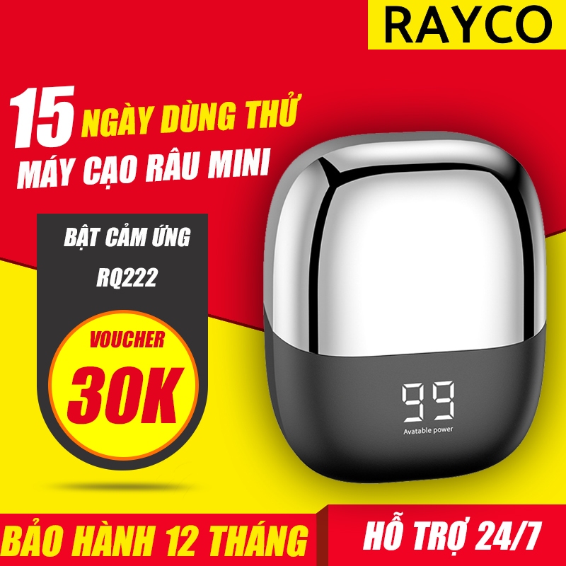 Máy cạo râu mini Rayco, máy cạo râu nam cao cấp shaver 6 lưỡi kép chính ...