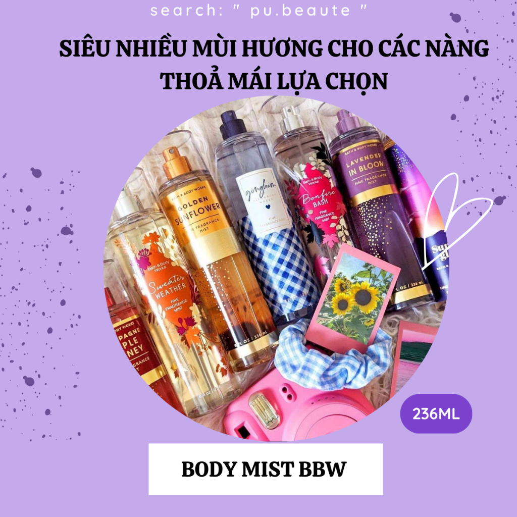 BODY MIST BBW 236ML | Shopee Việt Nam