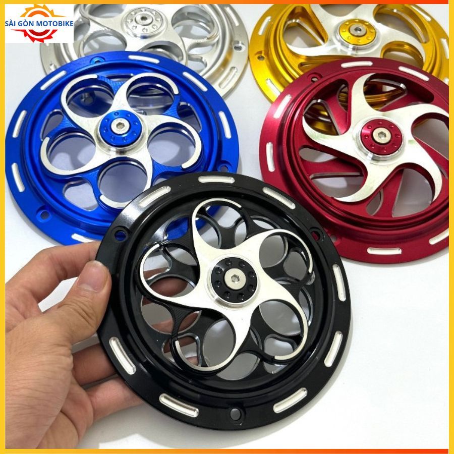 🔷 Quạt Gió Xoay Nhôm CNC Gắn Vario, Vision, Vespa, Scoopy, Janus ...