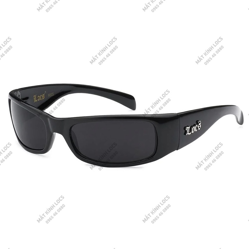 Kính mát Locs Gangsta Đen Hiphop Chicano cao cấp cho nam nữ unisex 2024 ...