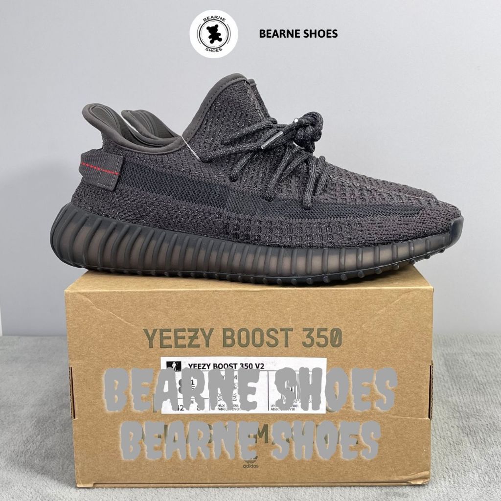 Giày Yz350 v2 Static Black FU9007 ( Phản quang ) Boost nén cao cấp ...