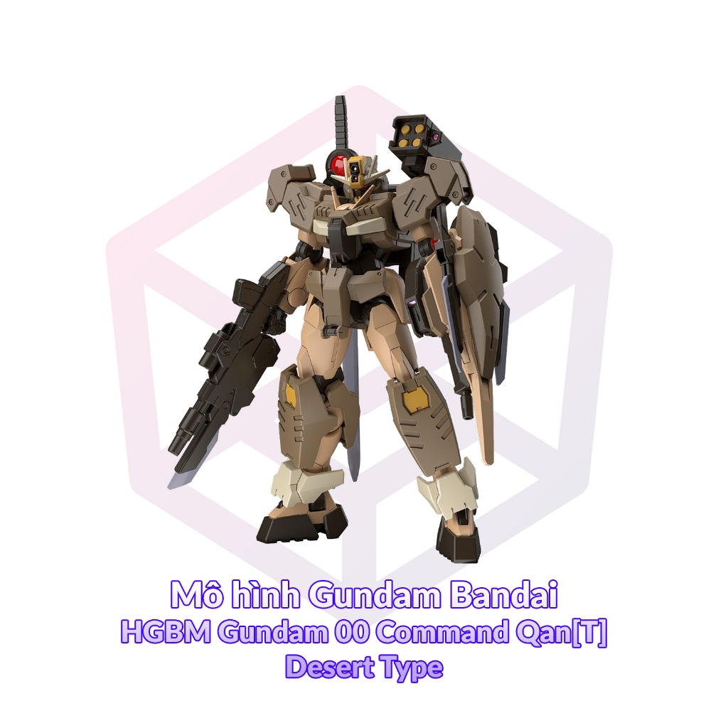 Mô hình Gundam Bandai HGBM Gundam 00 Command Qan[T] Desert Type 1/144 [GDB] [BHG] | Shopee Việt Nam