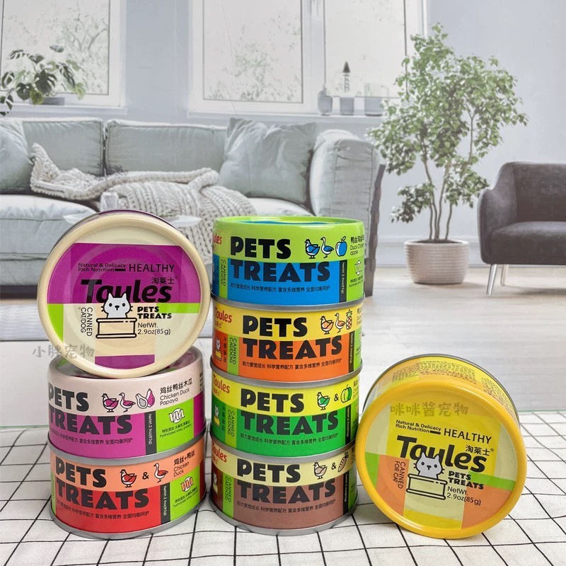 Combo 10 lon pate TAULES mix trái cây thơm ngon dinh dưỡng cho chó và ...