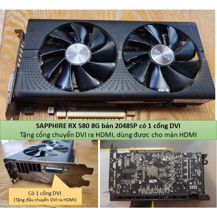 Card Màn Hình VGA PowerColor RX 580 8G | Shopee Việt Nam