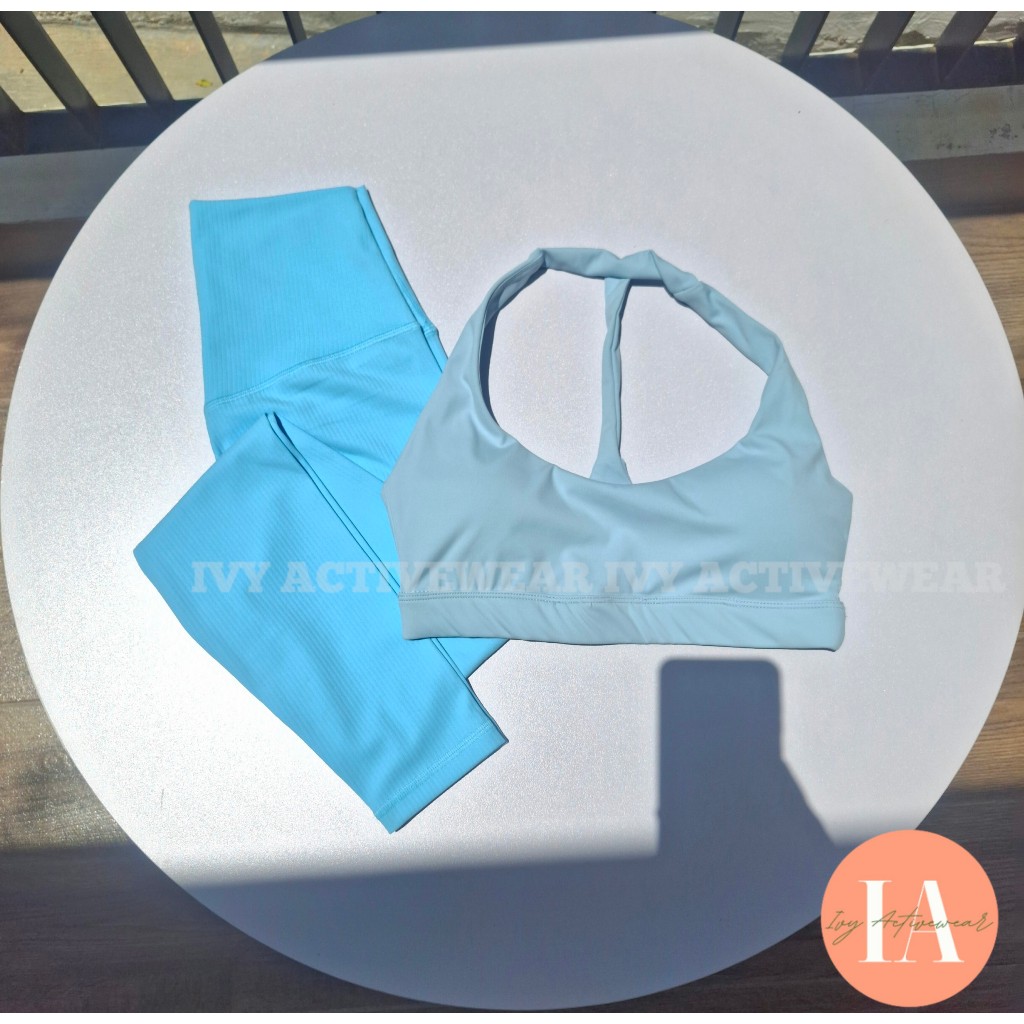 Set mix đồ tập thể thao vải gân tập yoga, gym hay pilates | Shopee Việt Nam