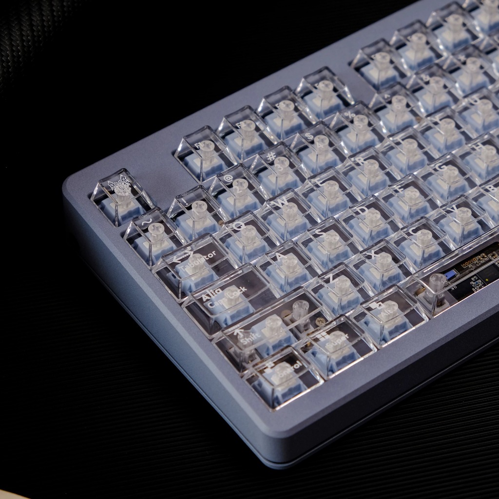 Keycap Aifei White Clear PC | Cherry profile 114 nút xuyên led ...