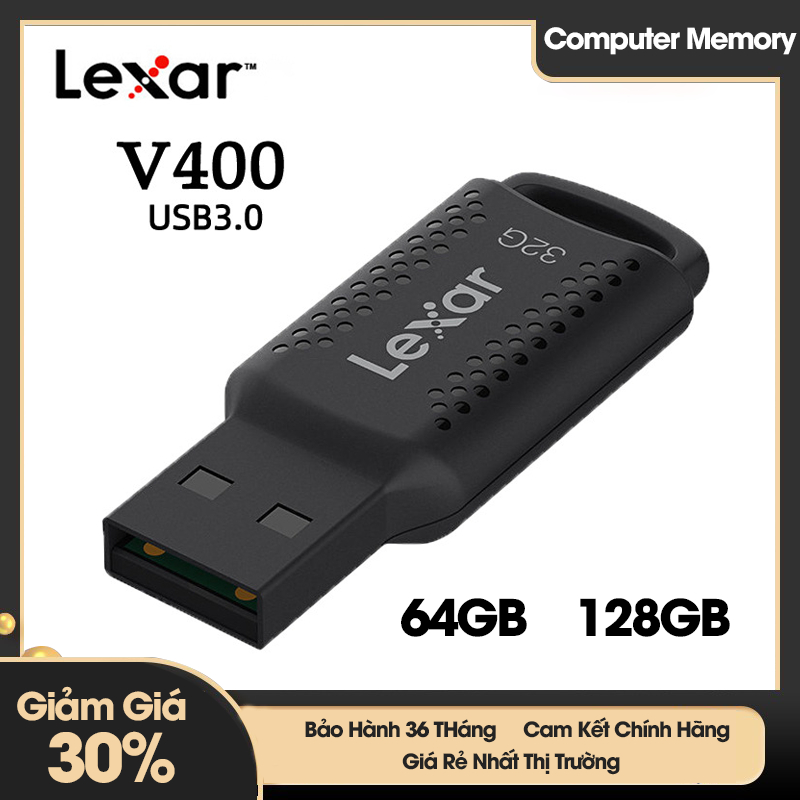 [Chính Hãng] - USB 3.2 Gen1 32GB/64GB/128GB Lexar V400 Tốc Độ Cao 100MB ...
