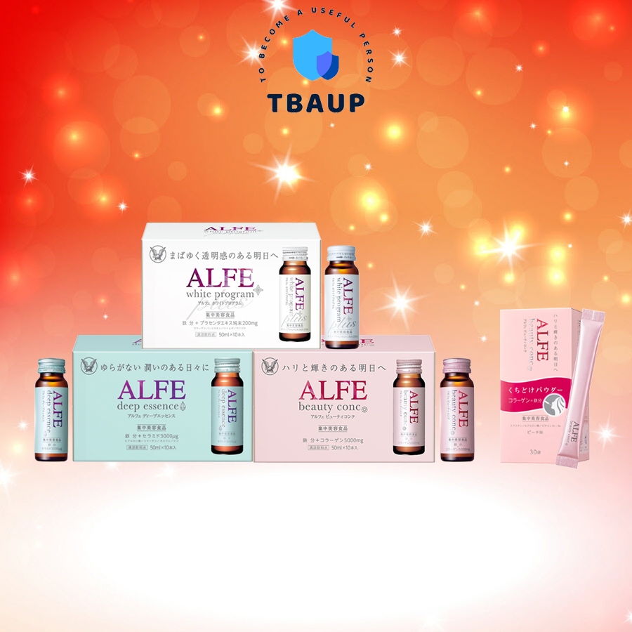 [CHÍNH HÃNG] Collagen uống Nhật Bản ALFE (Beauty Conc / White Program / Deep Essense) tăng độ ẩm ...