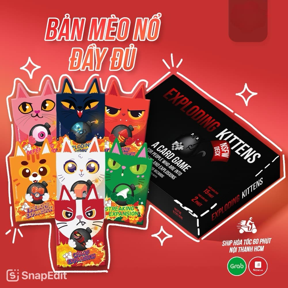 Combo Mèo Nô - Full 8 Bản Mèo Nổ Mở Rộng (Tiếng Việt) - Exploding ...