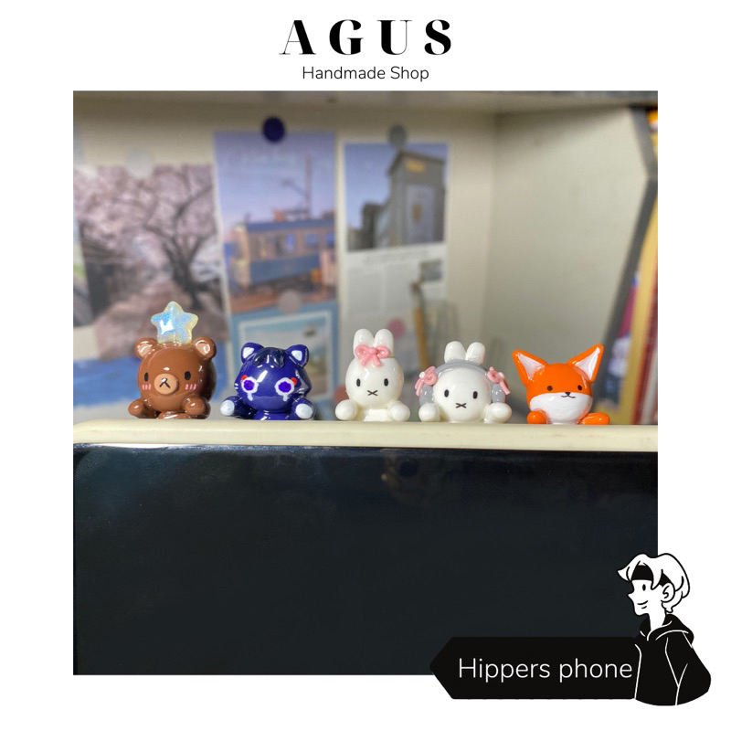 Hippers phone gắn điện thoại đất sét tự khô tặng kèm keo dán | Shopee ...