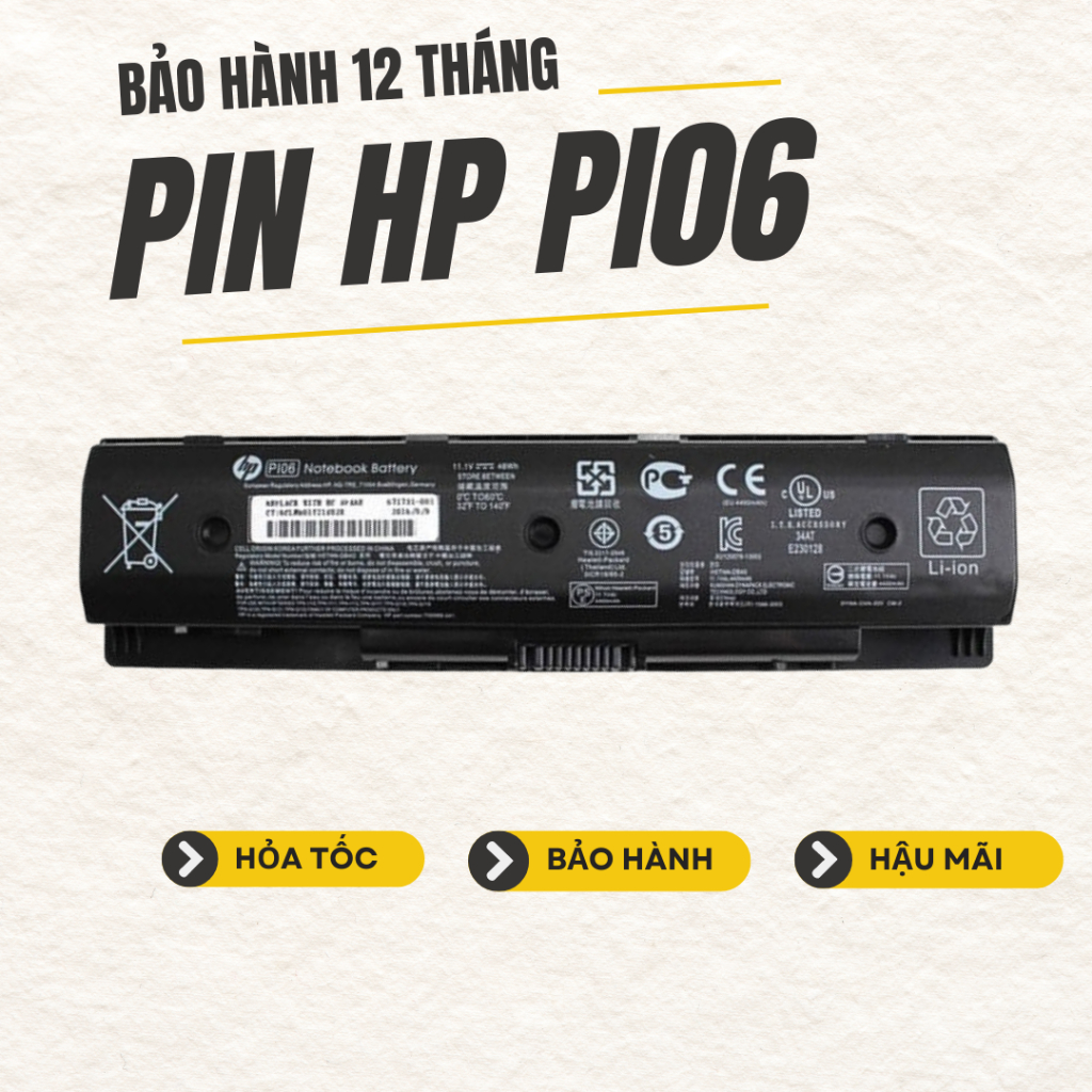 Pin laptop HP Envy 14-e 15-d 15-j Pin Hp Envy 17-d 17-j 15-e m6-n 15-J ...