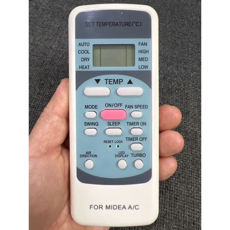 REMOTE ĐIỀU KHIỂN ĐIỀU HÒA MIDEA 1 VÀ 2 CHIỀU INVERTER CÓ CHỨC NĂNG ...