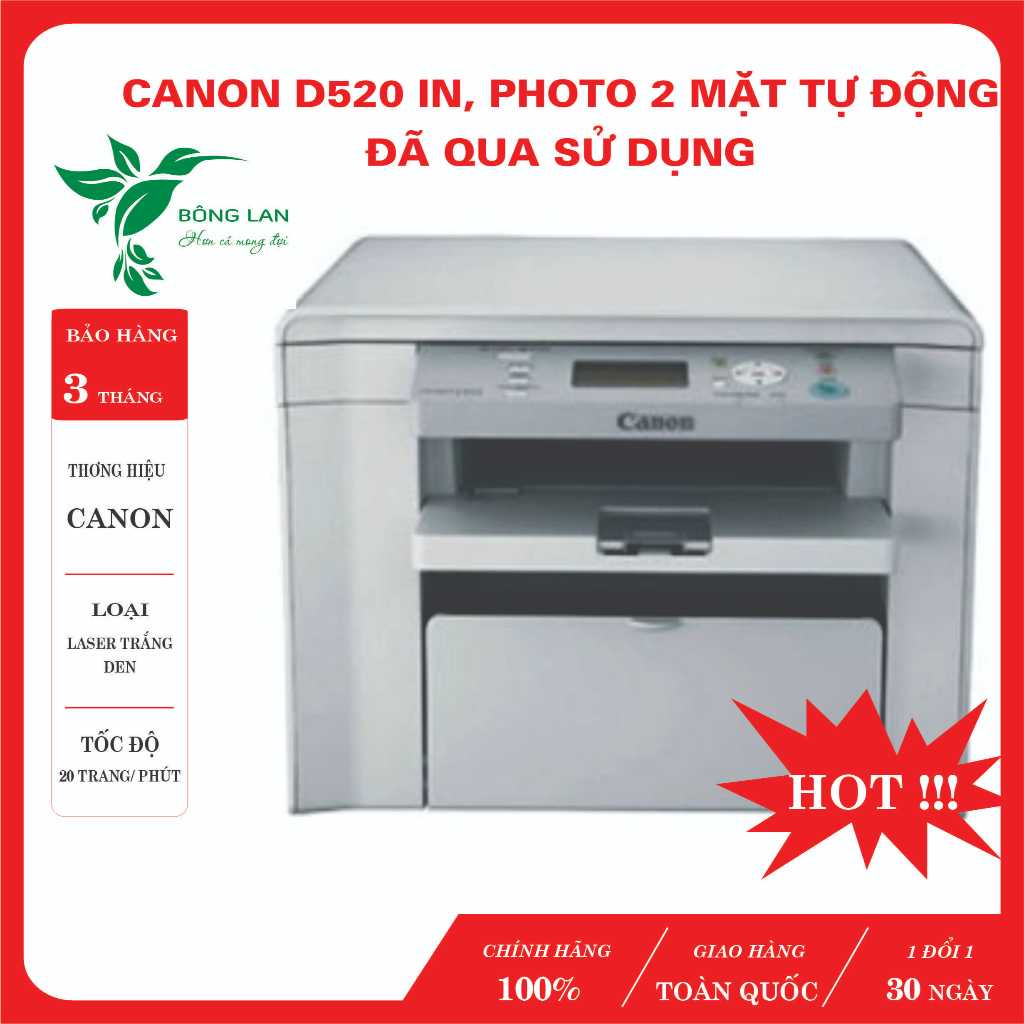 máy in, photo, scan hai mặt tự động canon D520, 4820d, 4870D đã qua sử ...