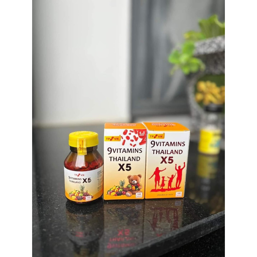 [KÈM QUÀ] Tăng Cân Vitamin TP Thái Lan X5 Mẫu Mới 100 Viên, Cải Thiện ...