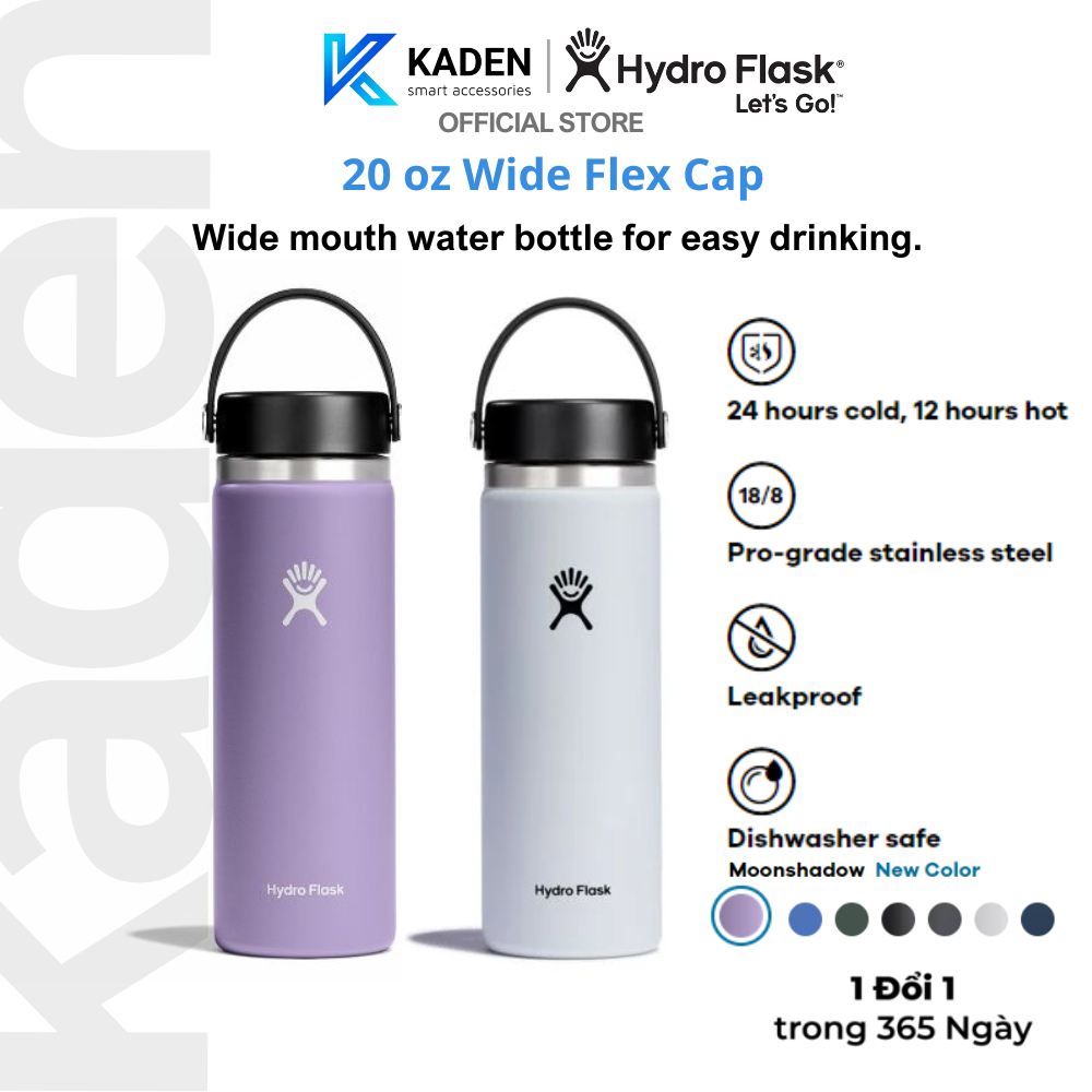 Bình Giữ Nhiệt Hydro Flask 20 OZ (591ml) Wide Flex Cap Có Nắp Vặn Season 2024 - W20BTS - Hàng ...