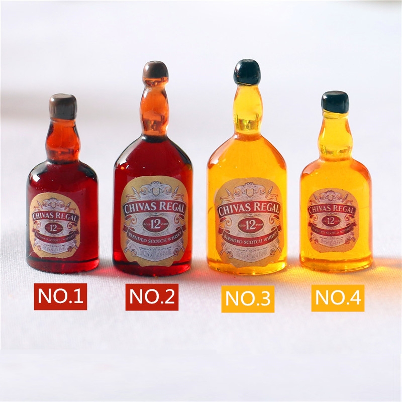 Mô hình chai ruou Chivas mini trang trí showroom, diorama DE013 ...