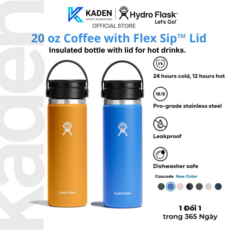 Bình Giữ Nhiệt Cà Phê Hydro Flask 20oz (591ml) Wide Flex Sip Lid Có Nắp Season 2024 - W20BCX ...