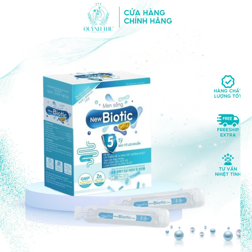 Bào tử lợi khuẩn Men sống New Biotic Gold Chứa 5 tỷ bào tử lợi khuẩn ...
