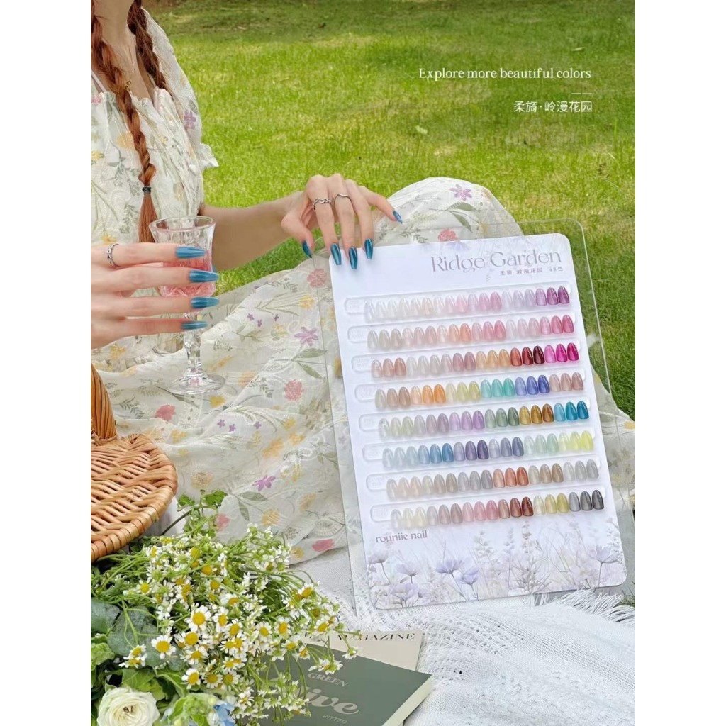 Set sơn gel thạch Rouni Ridge Garden 48 màu | Shopee Việt Nam